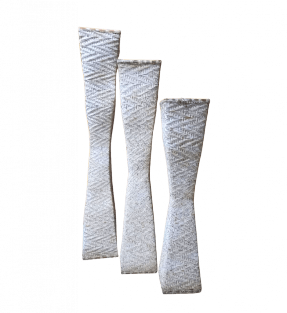 White Slim Bamboo Standing Lamp - L'atelier A Bali